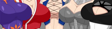 rule 34 2d 5girls android android girl armor big breasts breast focus
