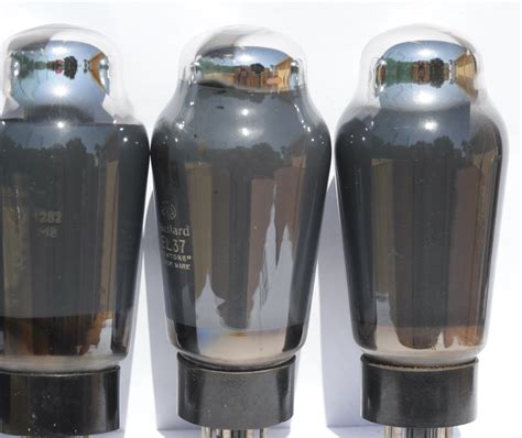 El37 Mullard St Fat Shape Old Logo Kt66 6l6g Equivalent Full Getter