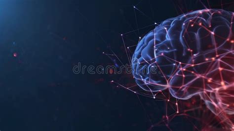 Artificial Intelligence Brain Processing Data And Creating Connections