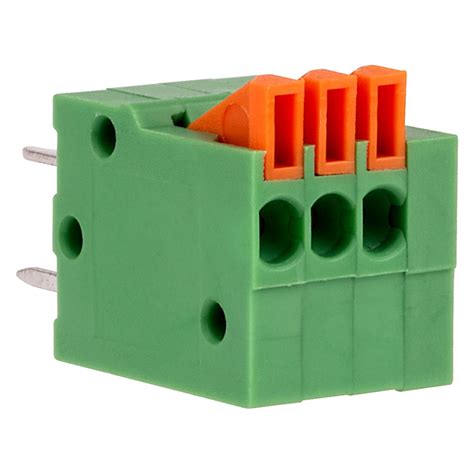 Camblock Plus CSTBP254V 3 2 54mm Vertical Screwless Terminal Block 3p Rapid Electronics