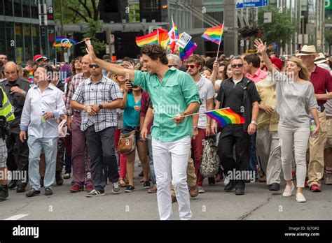Montreal Canada 14th August 2016 Canadian Prime Minister Justin