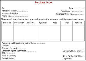 Difference Between Purchase Requisition And Purchase Order With Format