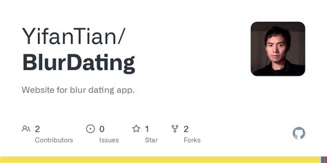 GitHub YifanTian BlurDating Website For Blur Dating App