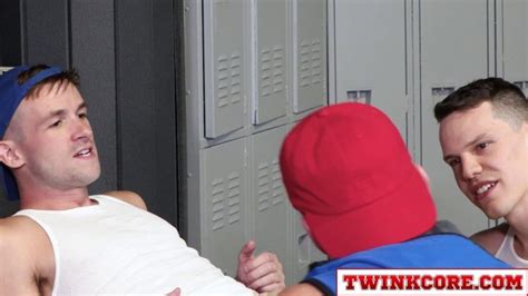 Threesome Gay Sex In Locker Room With Jack Savvy Lane Colten And Mark