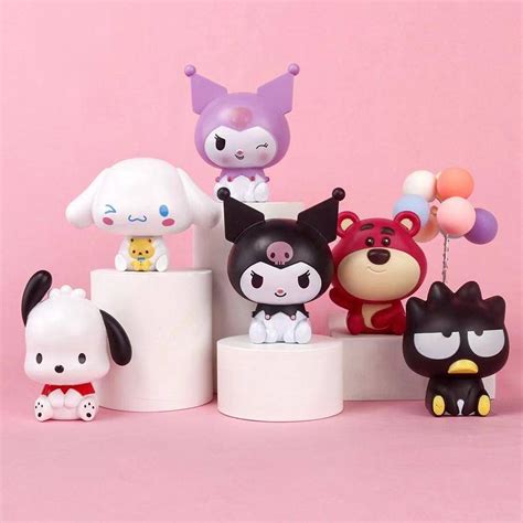 โมเดลฟกเกอร รปการตน Pochacco Kuromi Cinnamoroll Sanrio โมเดล ของเลนสาหรบเดก Shopee