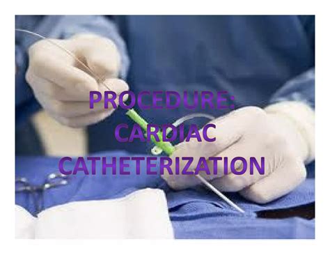 Cardiac Catherterization Pdf