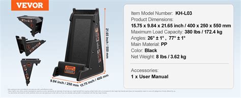Vevor Ladder Levler 380lbs Load Pp Leveling Tool With Storage For Uneven Ground Vevor Au