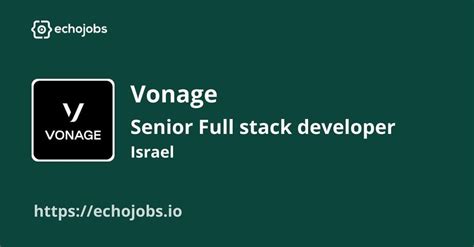 Hiring Senior Full Stack Developer Israel Javascript React Aws