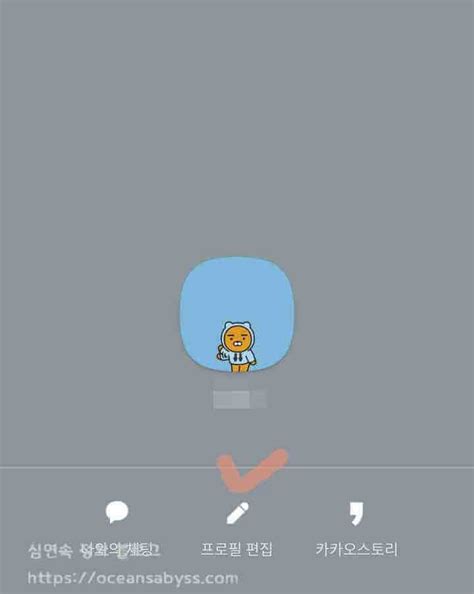 카카오톡 프로필 공감 버튼 추가 방법 심연속의정보