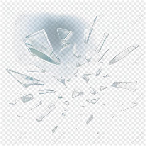 폭발하는 유리 파편 파편 스플래시 산산조각 효과 시각 특수 효과 장식 패턴침입하다균열 Png 일러스트 무료 다운로드