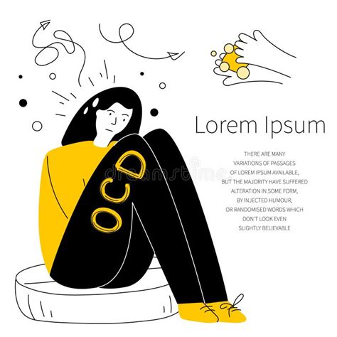 Syndrome Ocd And Intrusive Thoughts And Checking Things Vector