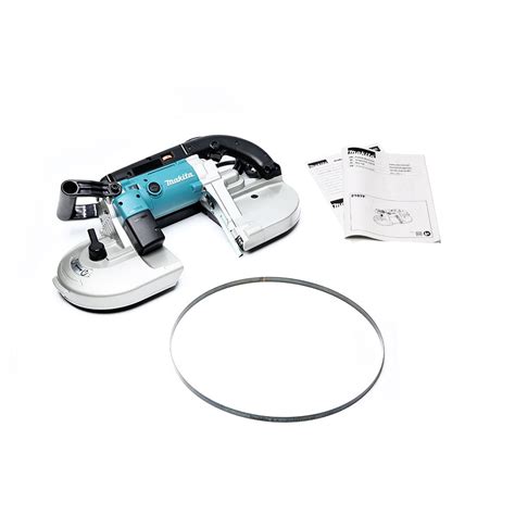 Makita เลื่อยสายพานตัดโลหะมือถือไฟฟ้า ขนาด 120 มม 4 3 4 นิ้ว รุ่น 2107f กำลังไฟ 710 วัตต์