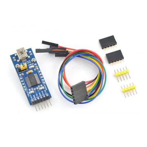 Waveshare Keitiklis Usb Uart Ftdi Ft232rl Miniusb Lizdas Modelis
