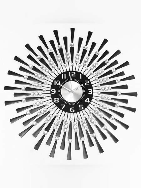 Часы настенные Ажур Черные лучики плавный ход D 69 см циферблат 22 см купить C доставкой на