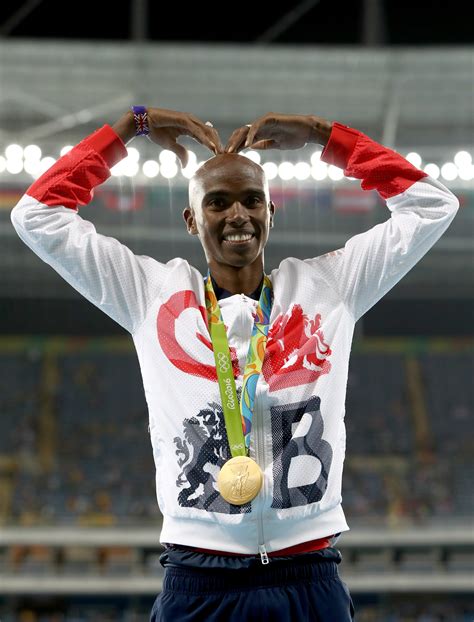 Mo Farah Gold Olympic Medals