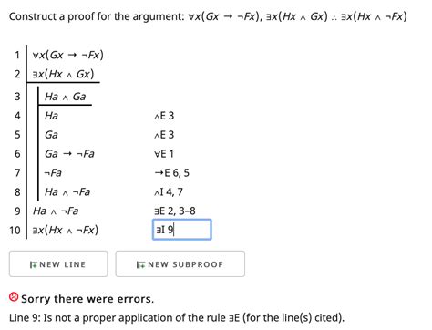 Logic Using Exists Elimination Rule To Prove An Argument Fitch