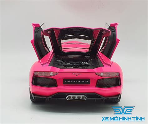 Xe Mô Hình Lamborghini Aventador Lp700 118 Welly Fx Hồng Shop Xe