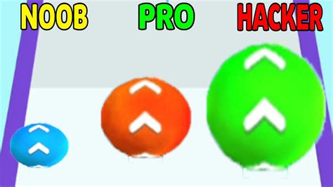 Alphabet Run Rolling Balls NOOB VS PRO VS HACKER YouTube