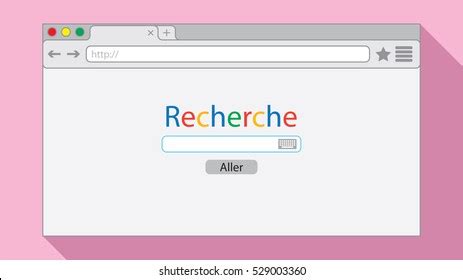 Pixel Browser Element Search Engine Interface Stock Vector Royalty