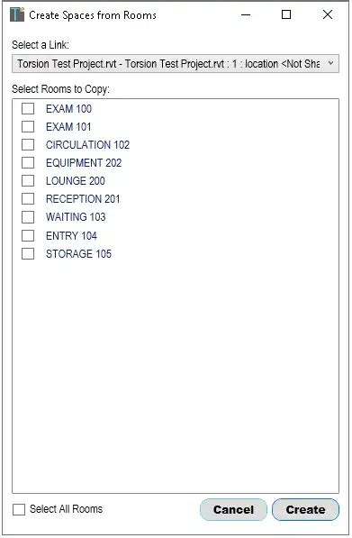 Review Create Mep Spaces From Linked Rooms