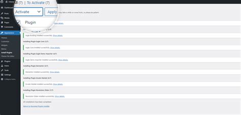 Theme Installation Eagle Themes Documentation