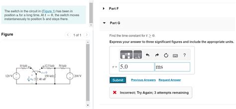 Solved The Switch In The Circuit In Figure Has Been In Chegg
