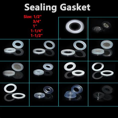 O Ring Mesh Filter Seals Washers Silicone Rubber Gasket For Washers Tap