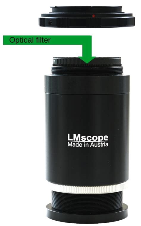 The Lm Widefield Plus Microscope Adapter With C Mount Connection Has Even More Light Gathering