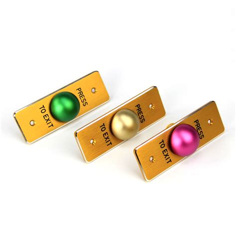 Aluminum Alloy Exit Push Button ES NONC Elock Security