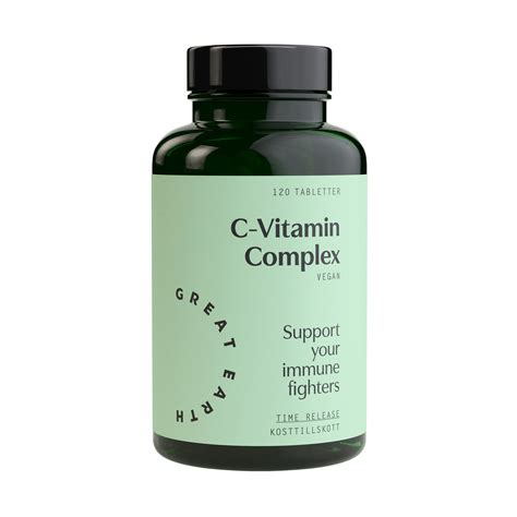 Köp Great Earth C-Vitamin Complex 120 tabletter - Hälsokraft
