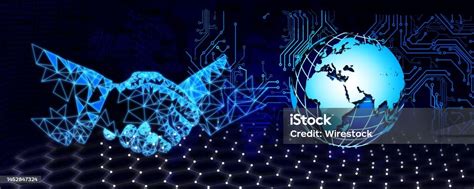 추상 미래 진한 파란색에 선형 및 다각형 패턴 모양이 있는 분자 기술 0명에 대한 스톡 사진 및 기타 이미지 0명 과학 기업 비즈니스 Istock