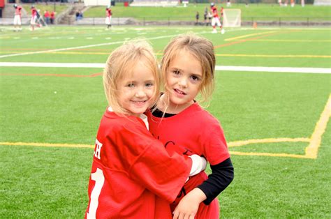 Penfield Football Future Penfield Dance Team Members On Hand To Cheer