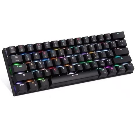 Teclado Gamer Mecânico Motospeed Ck62 Compacto Bluetooth Preto Switch