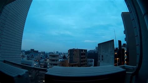 東京の夜明けタイムラプス YouTube