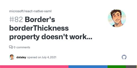 Borders Borderthickness Property Doesnt Work With Numbers Only