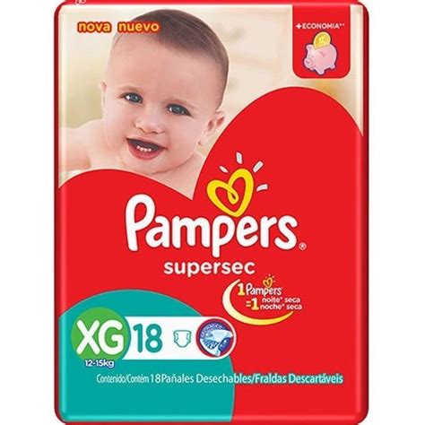 Ofertas De Fralda Pampers Supersec Xg Pacote Com 18 Unidades Cr