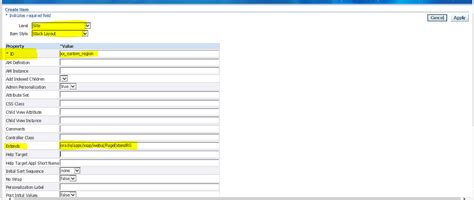 Oracle Applications Blog Extend Region In Oaf