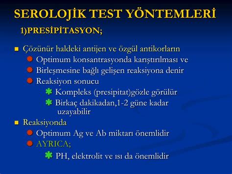 PPT İMMUNOLOJİK TANI YÖNTEMLERİ PowerPoint Presentation free