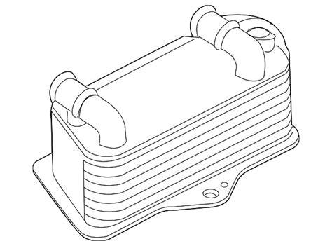 2019 Audi TT Quattro Oil Cooler 0GC 317 019 C Audi USA Parts