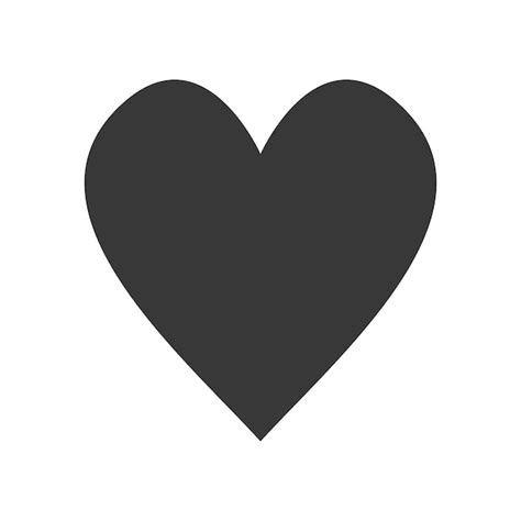 Icône De Coeur Vecteur Premium
