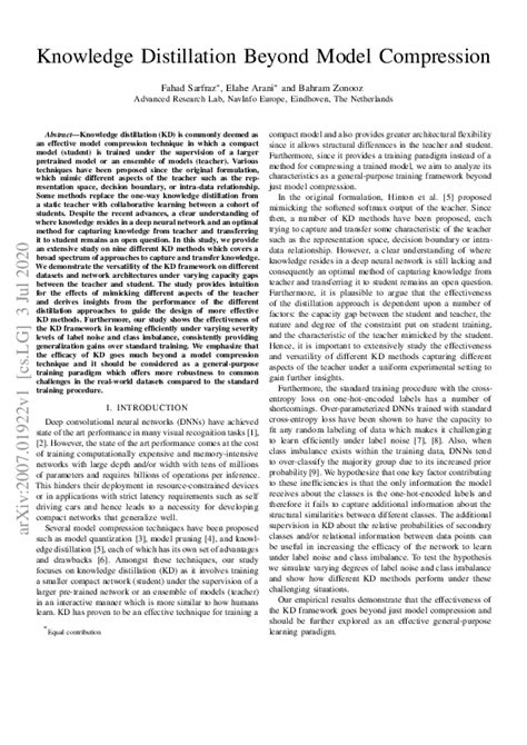 pdf knowledge distillation beyond model compression