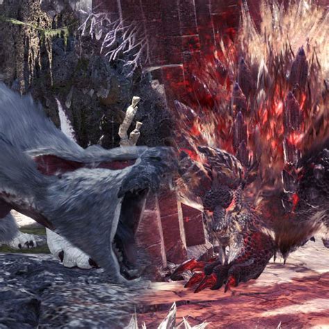 Mhwi Mods Blinking Nargacuga And Black Gold Stygian Zinogre Monster