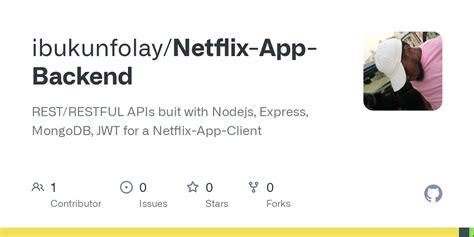 GitHub Ibukunfolay Netflix App Backend REST RESTFUL APIs Buit With