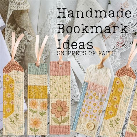 Handmade Bookmark Ideas Sewing Crafts Sewing Machine Projects