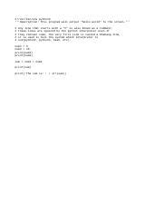 Lab1c 1 Py Usr Bin Env Python3 Description This Program Will