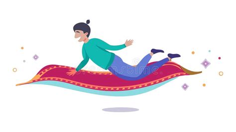 Girl Floating Air Stock Illustrations 1524 Girl Floating Air Stock