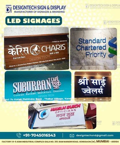 Gound Acp Aluminum Rectangle Pylon Signage Boards For Outdoor At