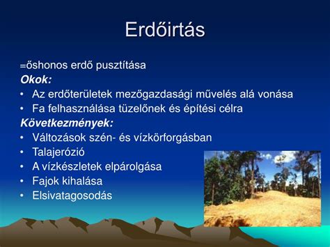 PPT TALAJSZENNYEZÉS és PUSZTULÁS HULLADÁKGAZDÁLKODÁS PowerPoint Presentation ID