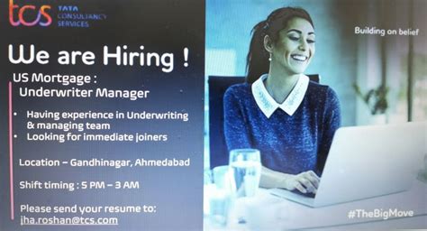 Narendra Kothari On Linkedin Greetings Connectionstcs Is Looking For Us Mortgage Underwriting