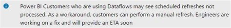 Solved All Dataflows Stopped Refreshing Without Error Microsoft